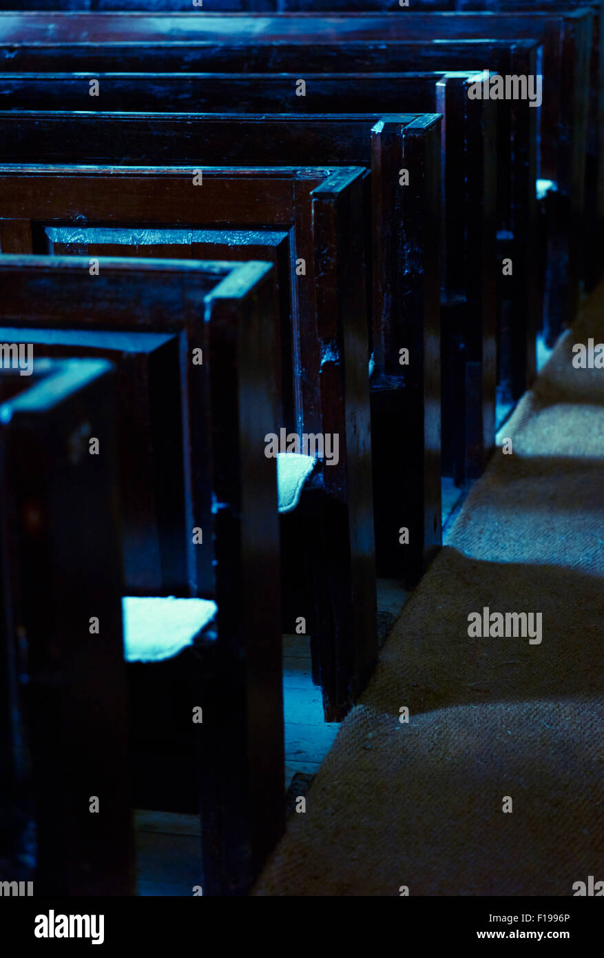 Church pews hi-res stock photography and images - Alamy