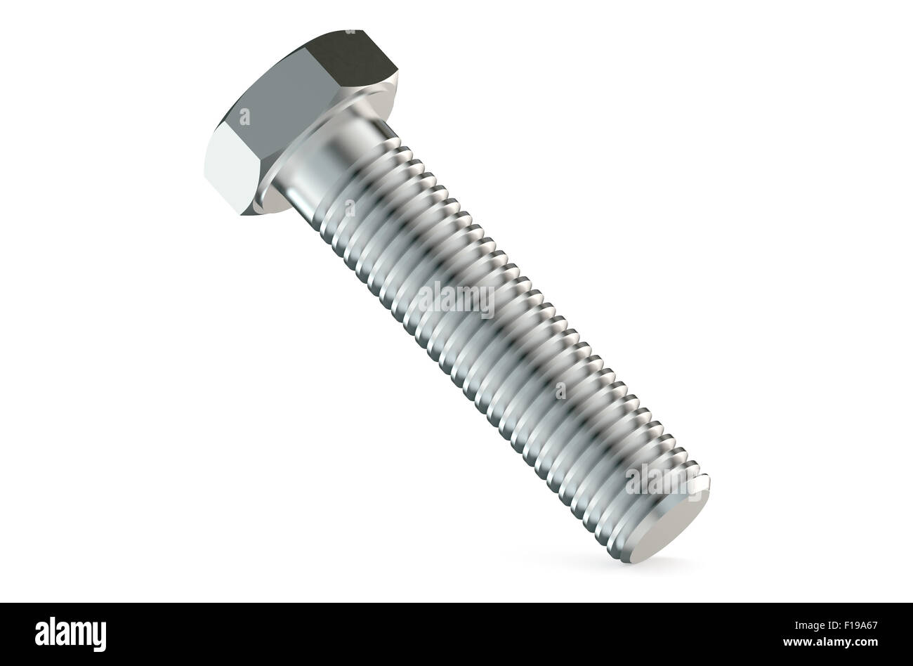 Bolt isolated on white background Stock Photo - Alamy
