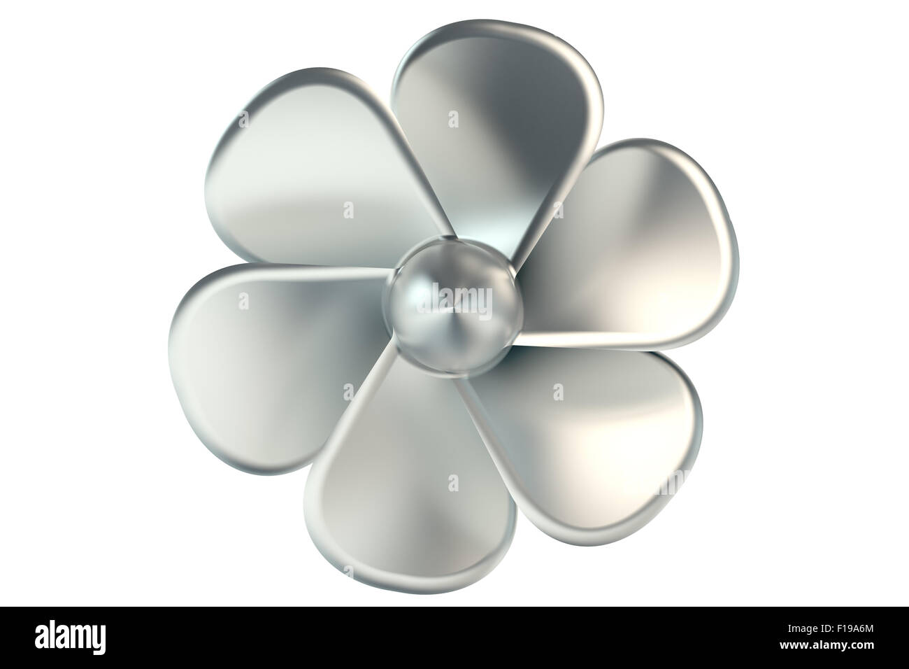 Fan Propeller isolated on white background Stock Photo - Alamy