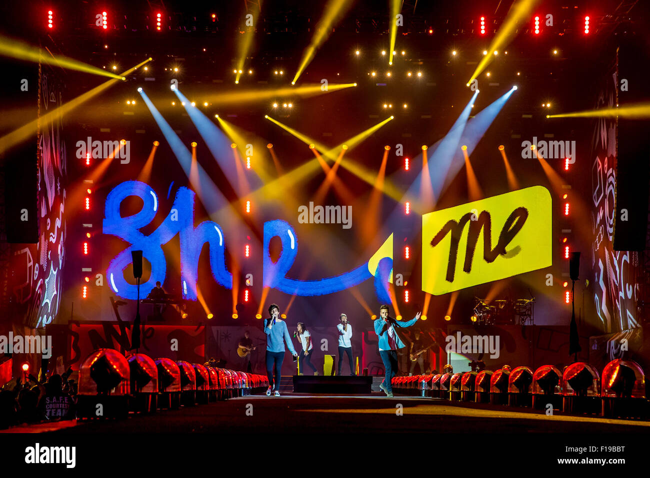 Detroit, Michigan, USA. 29th Aug, 2015. ONE DIRECTION performing on ...