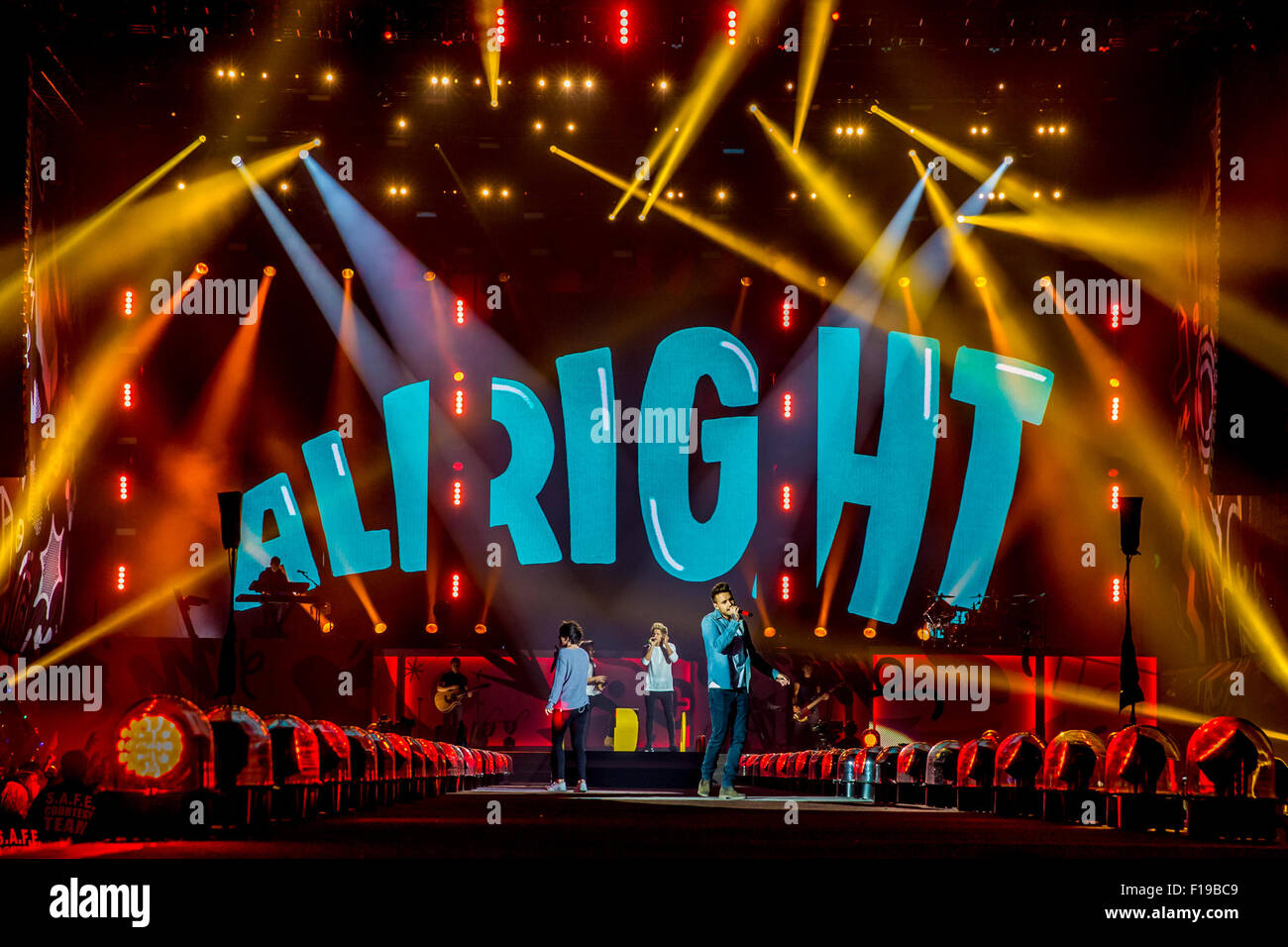 Detroit, Michigan, USA. 29th Aug, 2015. ONE DIRECTION performing on ...