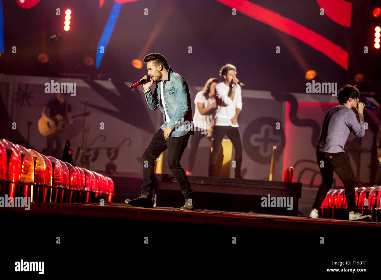 Detroit, Michigan, USA. 29th Aug, 2015. ONE DIRECTION performing on ...