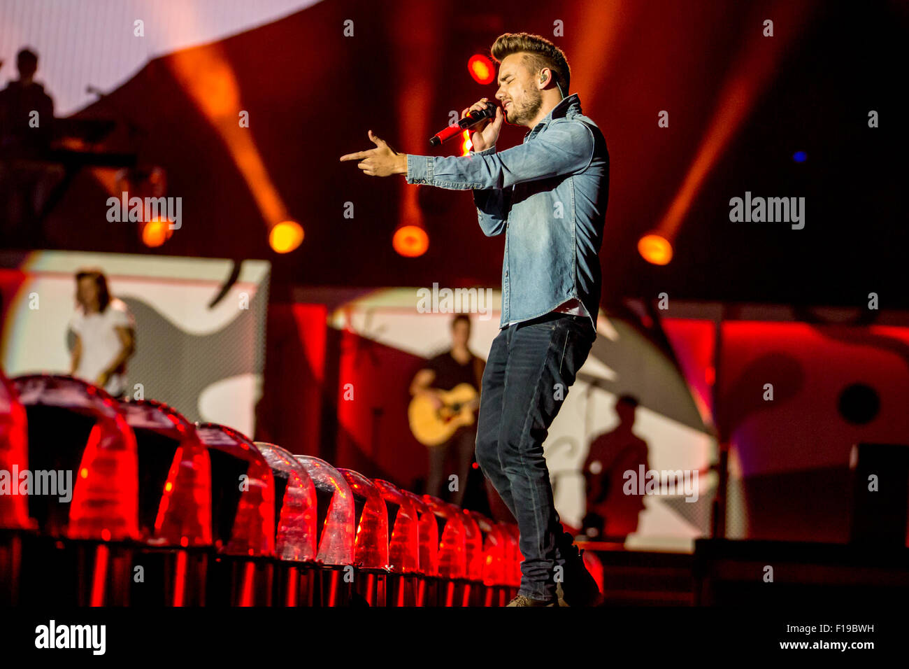 Detroit, Michigan, USA. 29th Aug, 2015. LIAM PAYNE of ONE DIRECTION ...