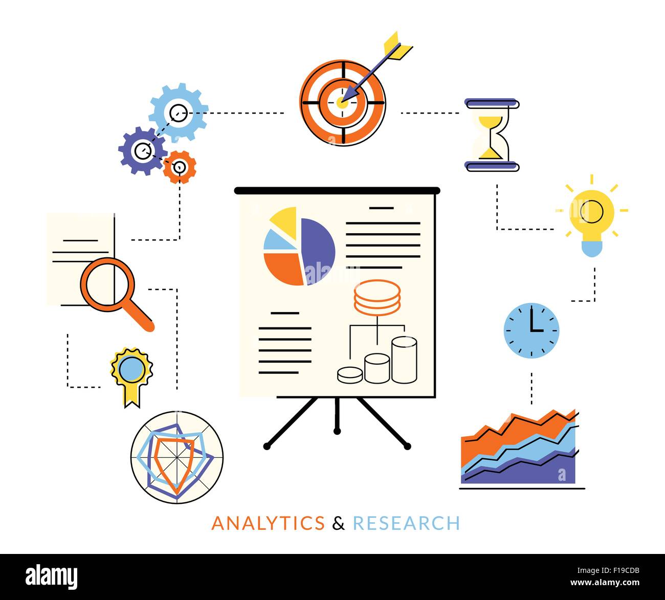 Analytics representation hi-res stock photography and images - Alamy