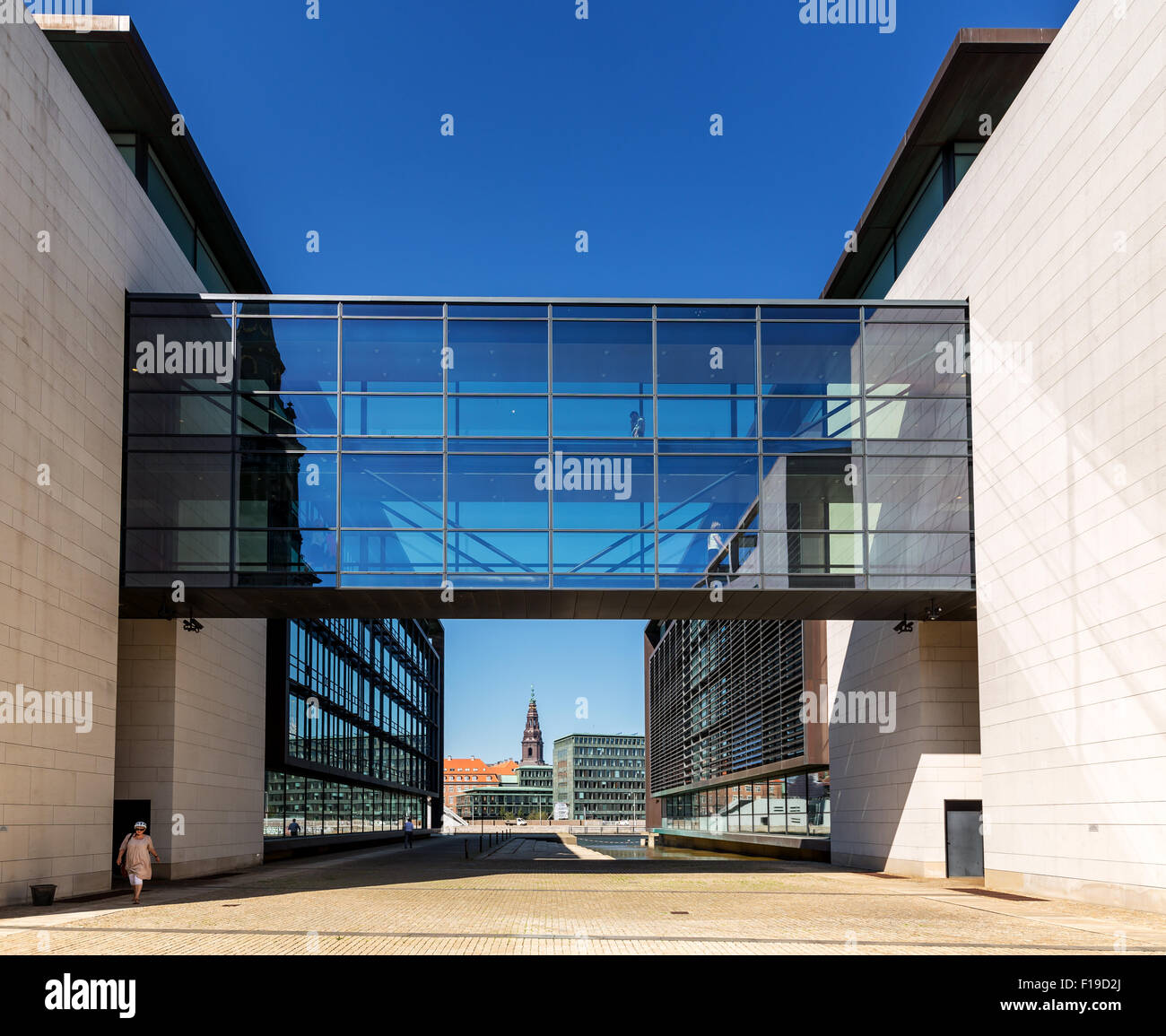 Facade of Unibank HQ in Copenhagen, Denmark Stock Photo - Alamy