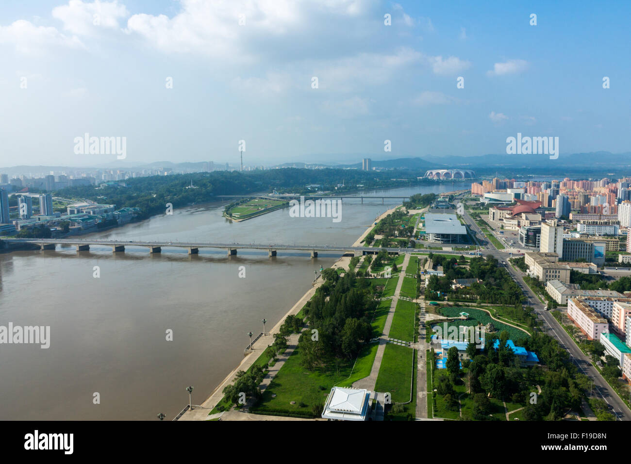 View of the city Pyongyang Stock Photo - Alamy