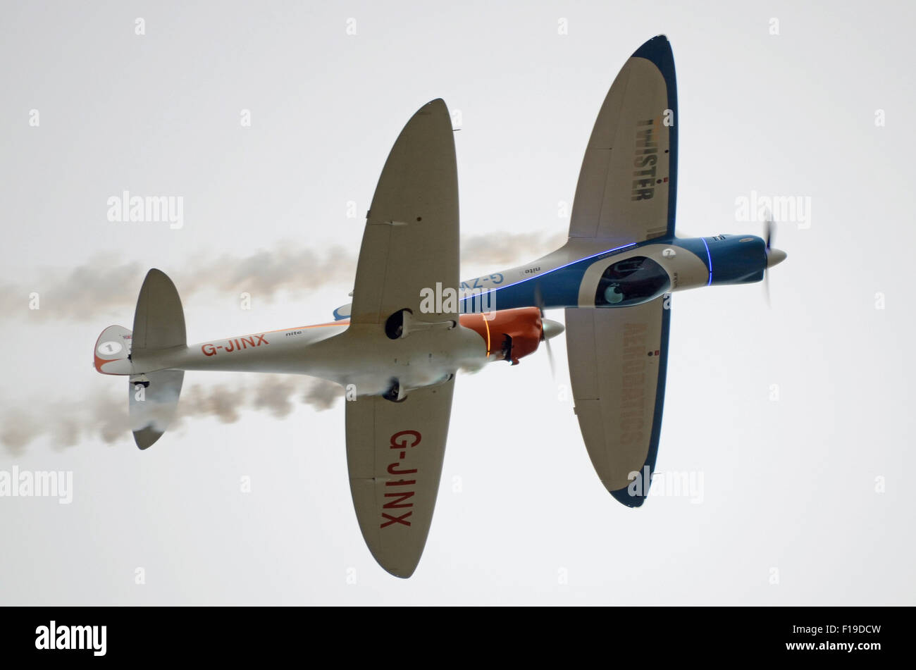 Twister Duo flying at an airshow Stock Photo - Alamy