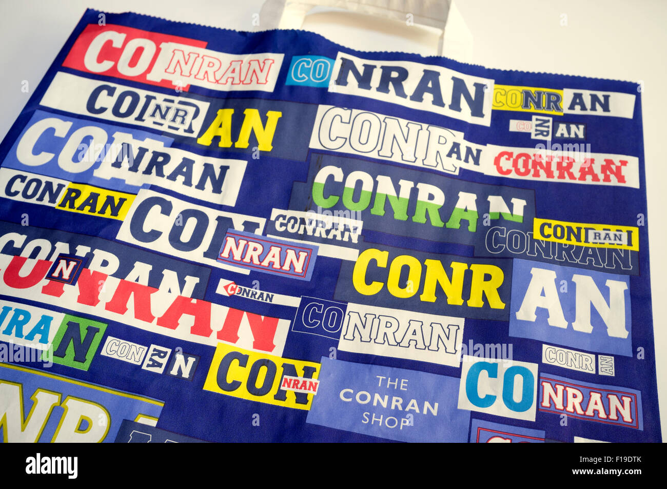 The Conran Shop carrier bag Stock Photo - Alamy