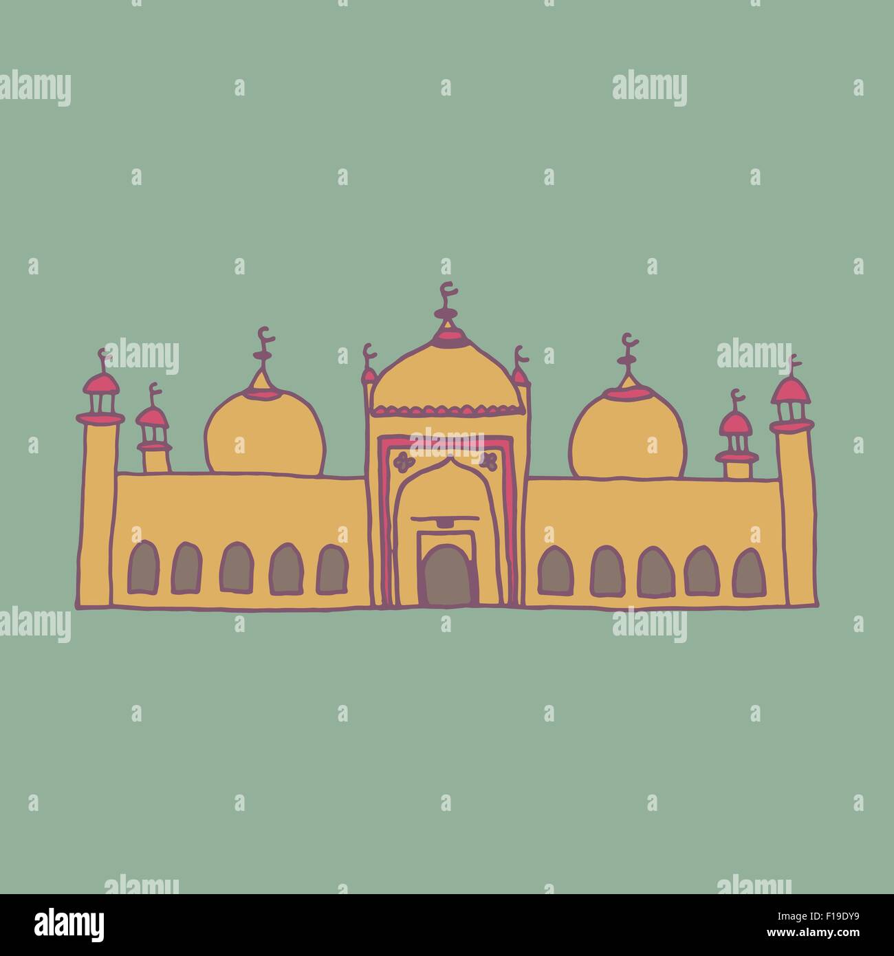 doodles of mosques Stock Vector Image & Art - Alamy