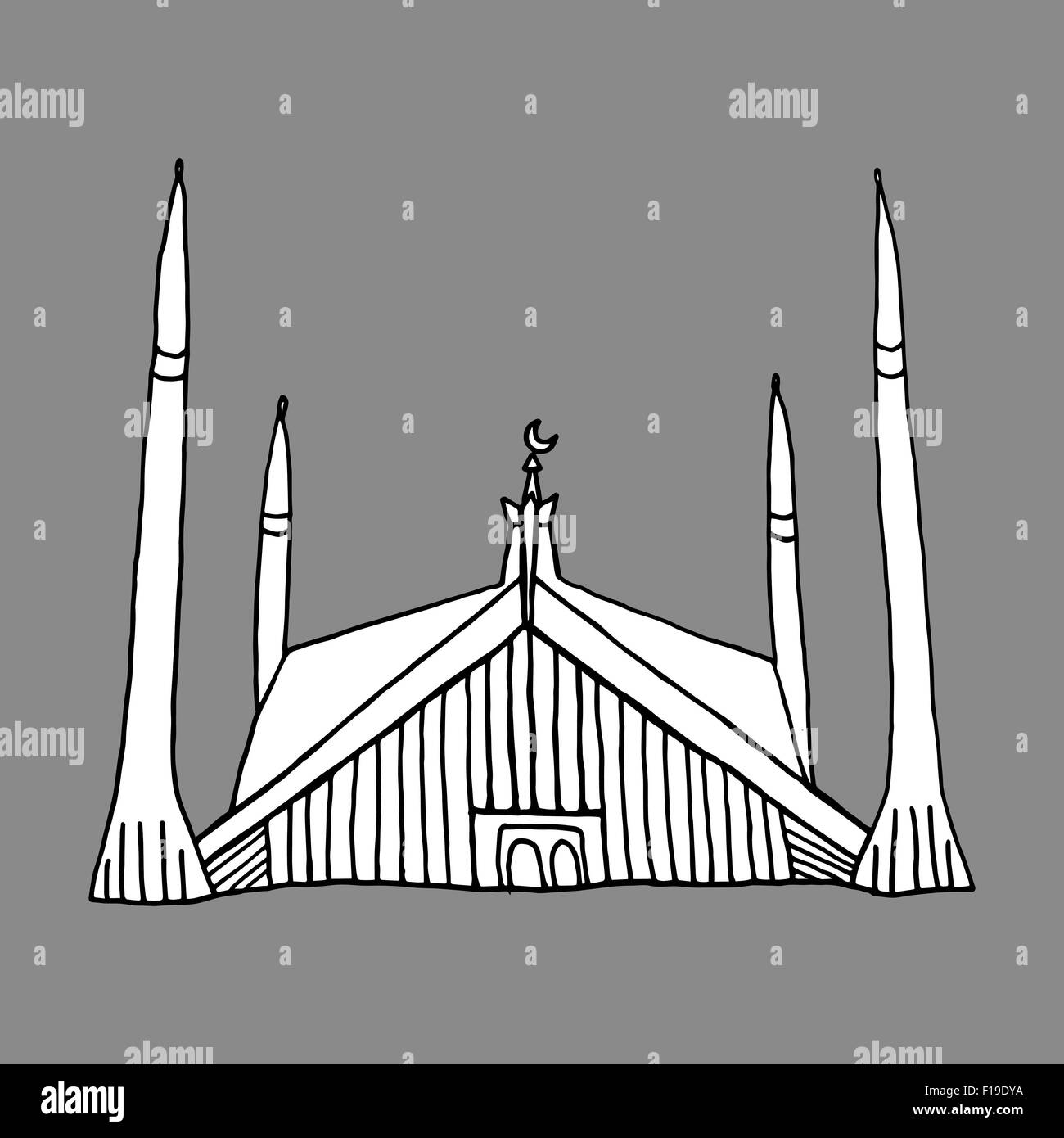 doodles of mosques Stock Vector Image & Art - Alamy