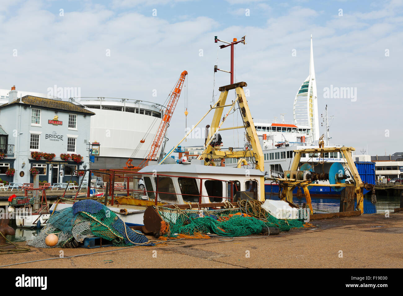 Camber docks a crowded fishing port located on spice island in old ...