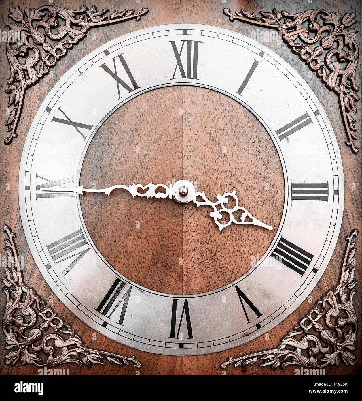 Old clock letters hi-res stock photography and images - Alamy