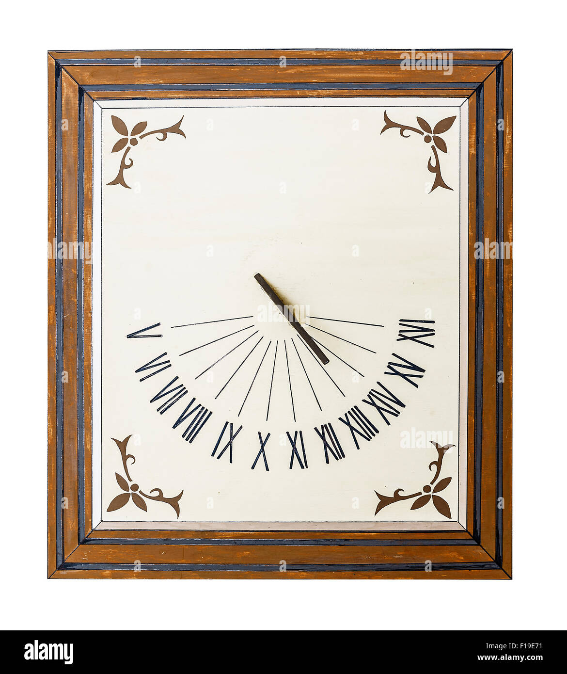 Sun dial clock Cut Out Stock Images & Pictures - Alamy