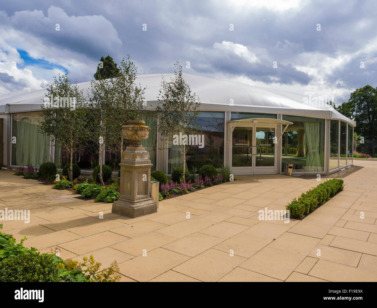 The Grand Marquee at the Walled Rose Garden Wynyard Hall Country House ...