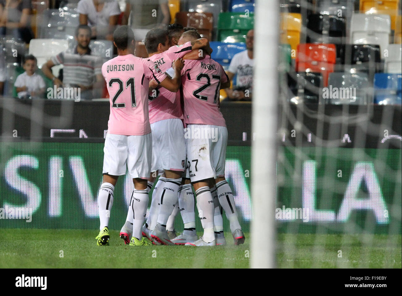 Udine, Italy. 30th Aug, 2015. Palermo's midfielder Luca Rigoni ...