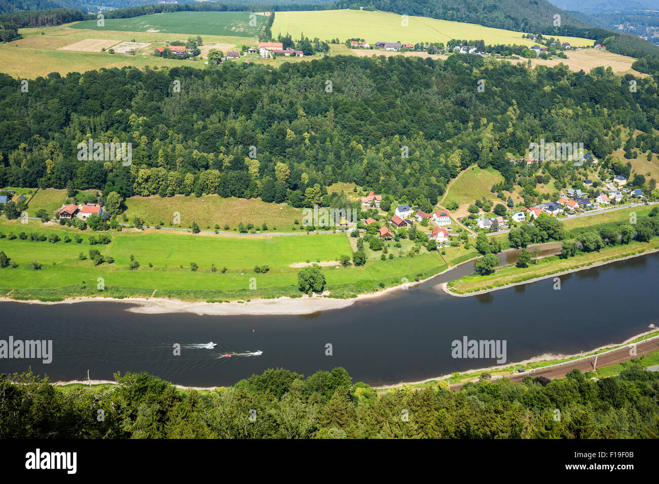 Geography travel germany landscapes elbe hi-res stock photography and ...