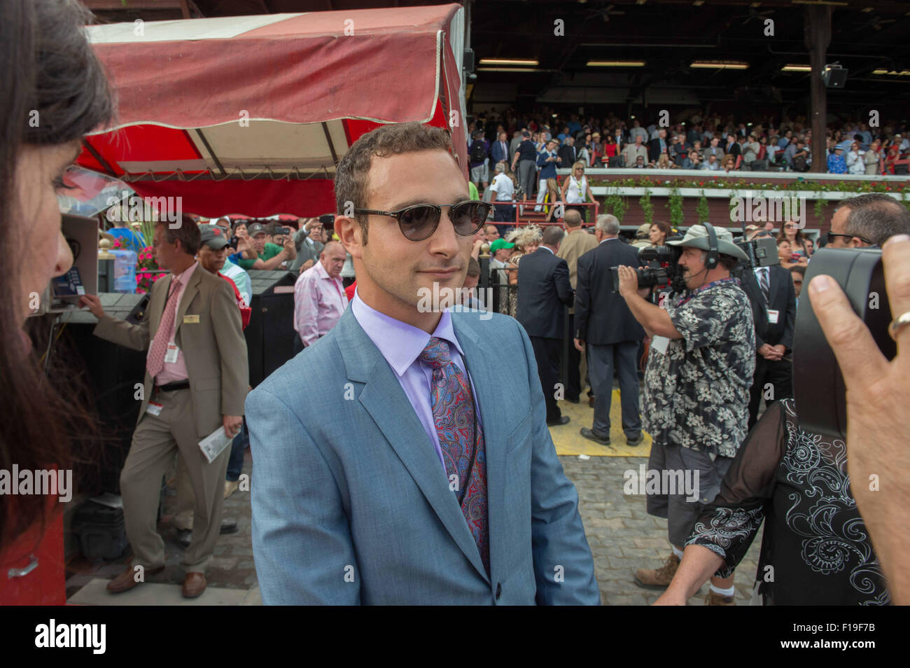 Saratoga Springs, New York, USA. 29th Aug, 2015. American Pharoah owner ...