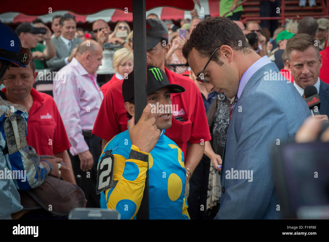 Saratoga Springs, New York, USA. 29th Aug, 2015. American Pharoah ...