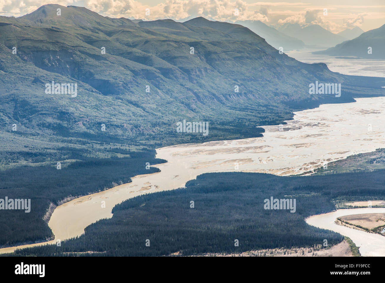 Chitina River at Wrangell St. Elias National Park July 21, 2015 in ...