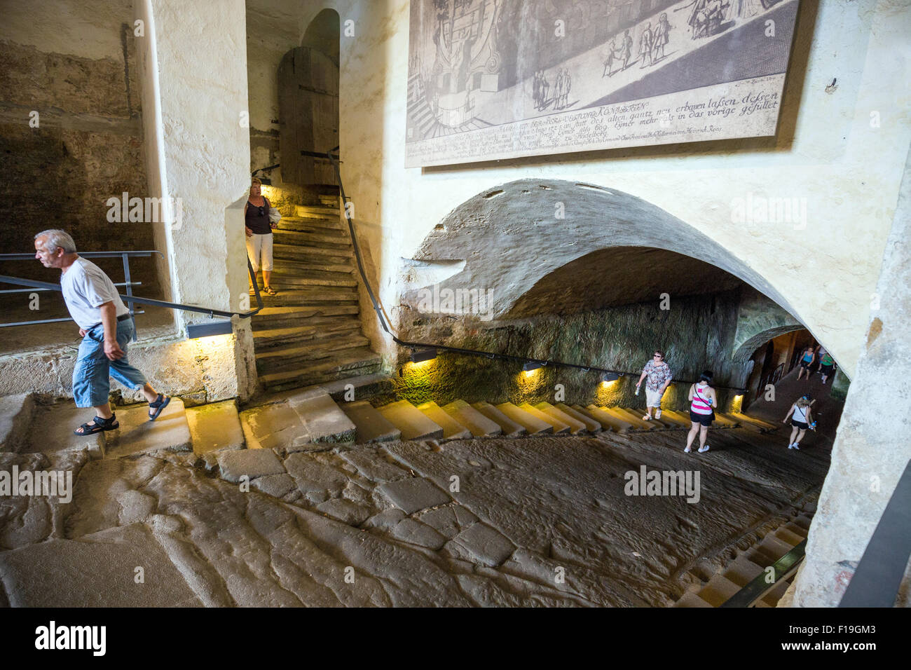 Fortress Koenigstein, Saxonian Swiss, Saxony, Germany, Europe Stock ...