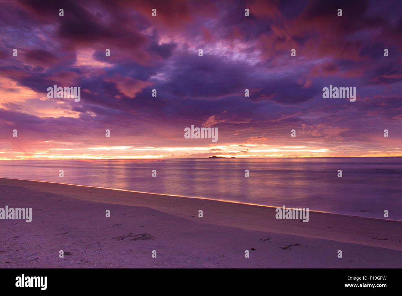 Time lapse tropical beach palm hi-res stock photography and images - Alamy