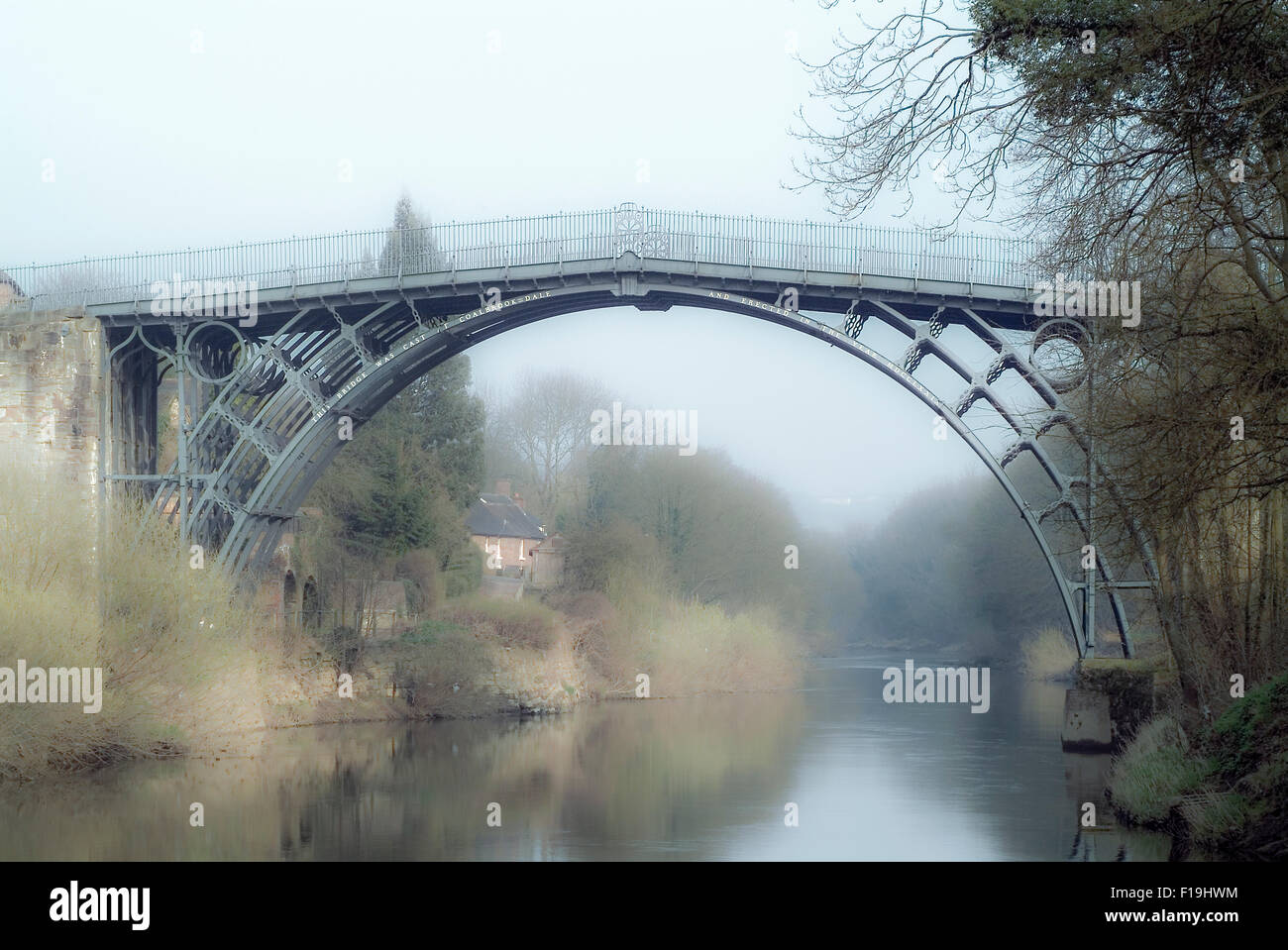 First iron bridge in the world was built by Abraham Darby III and ...