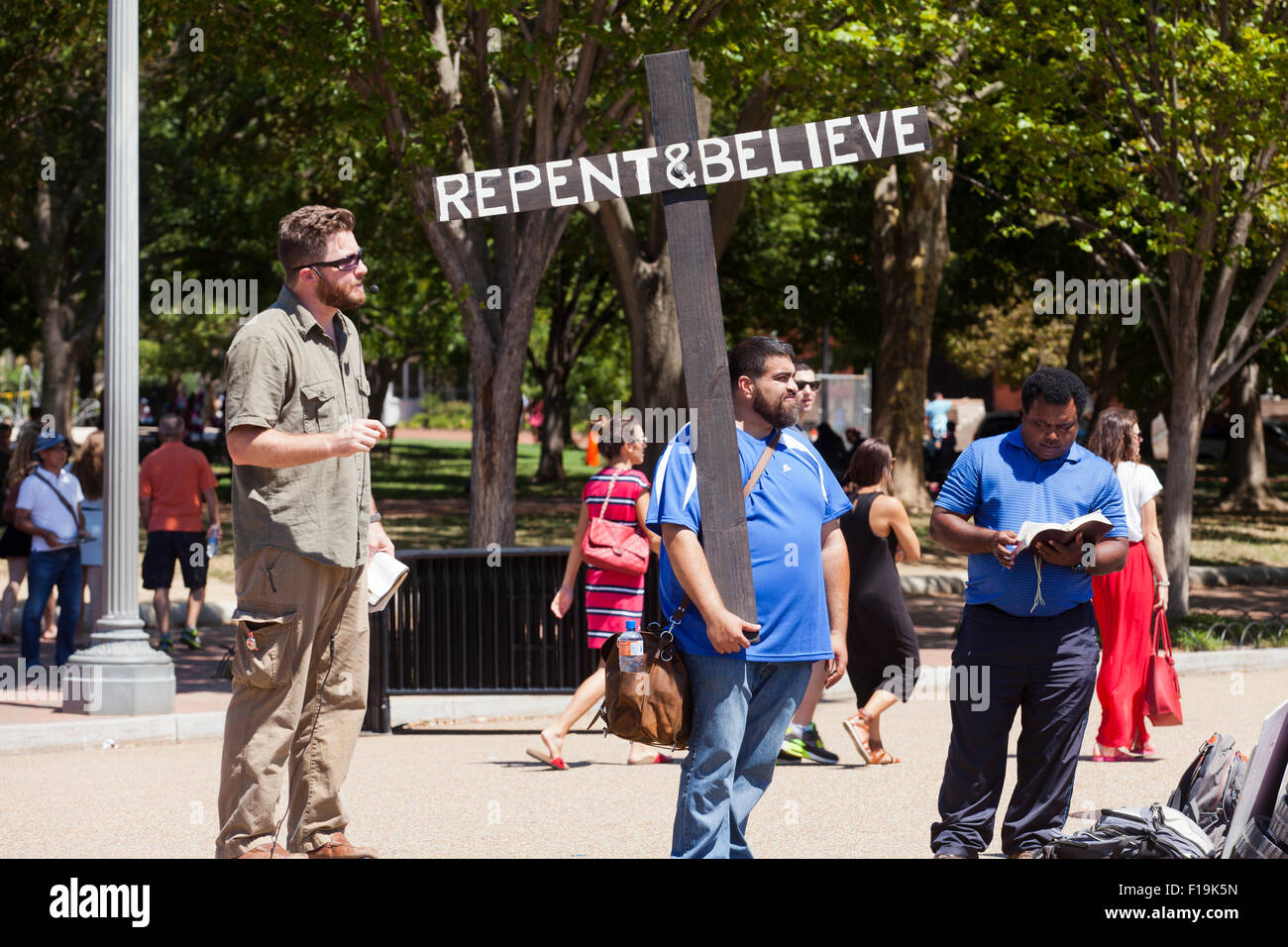 Christian street evangelist hi-res stock photography and images - Alamy