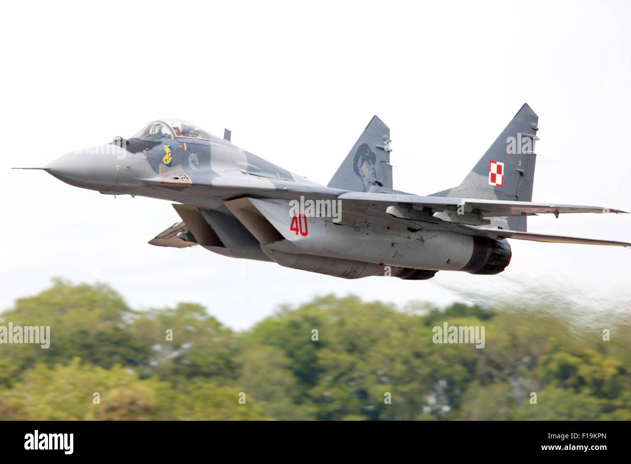 Polish Air Force Mikoyan MiG-29 at RIAT Royal International Air Tattoo ...