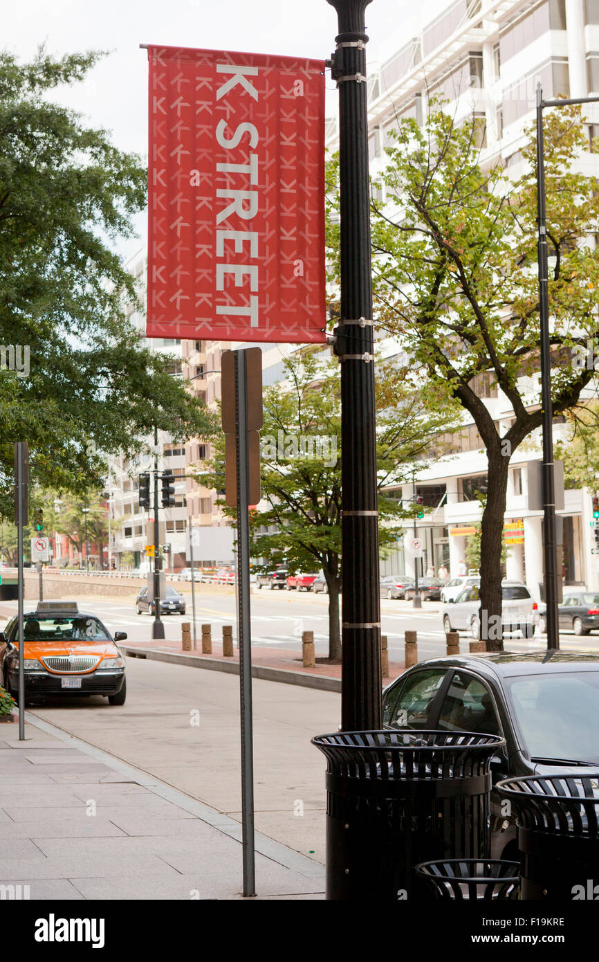 K Street - Washington, DC USA Stock Photo - Alamy