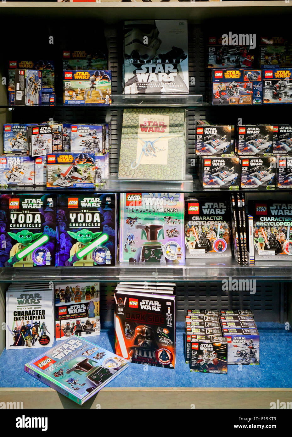 Star Wars theme children's books at bookstore - USA Stock Photo - Alamy
