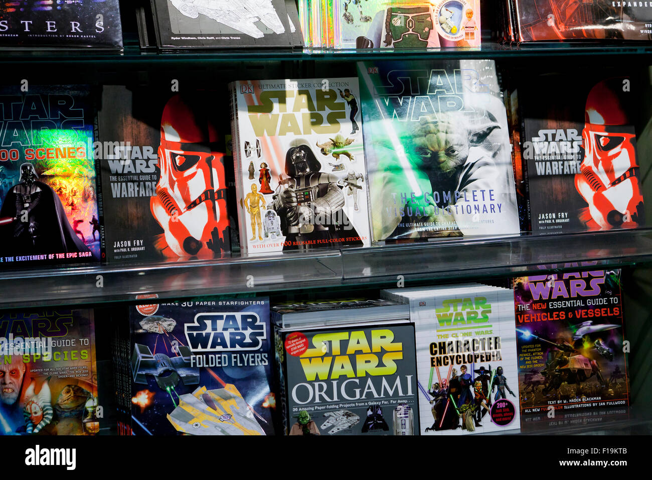 Star Wars theme books at bookstore - USA Stock Photo - Alamy