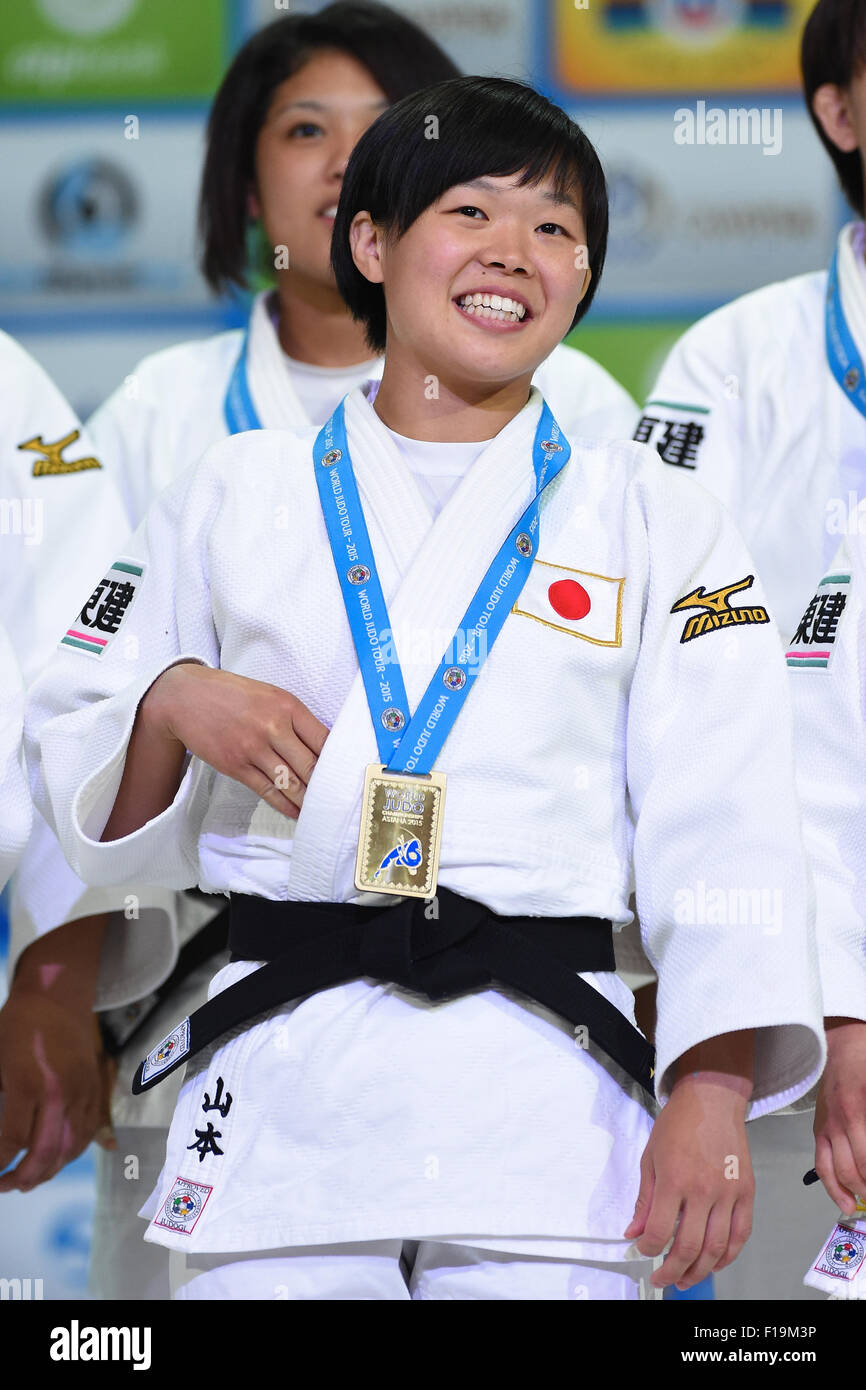 Anzu Yamamoto (JPN), AUGUST 30, 2015 - Judo : World Judo Championships Astana 2015 Women's Team ...