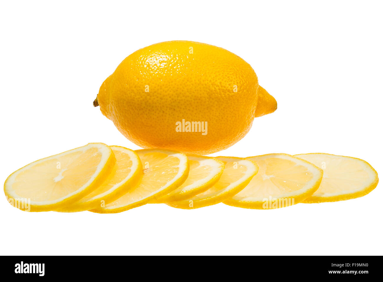 Lemon fruit isolated on white background Stock Photo - Alamy