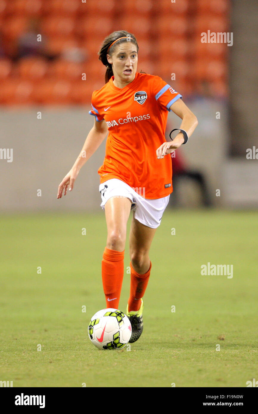 Houston, TX, USA. 30th Aug, 2015. Houston Dash midfielder Morgan Brian ...