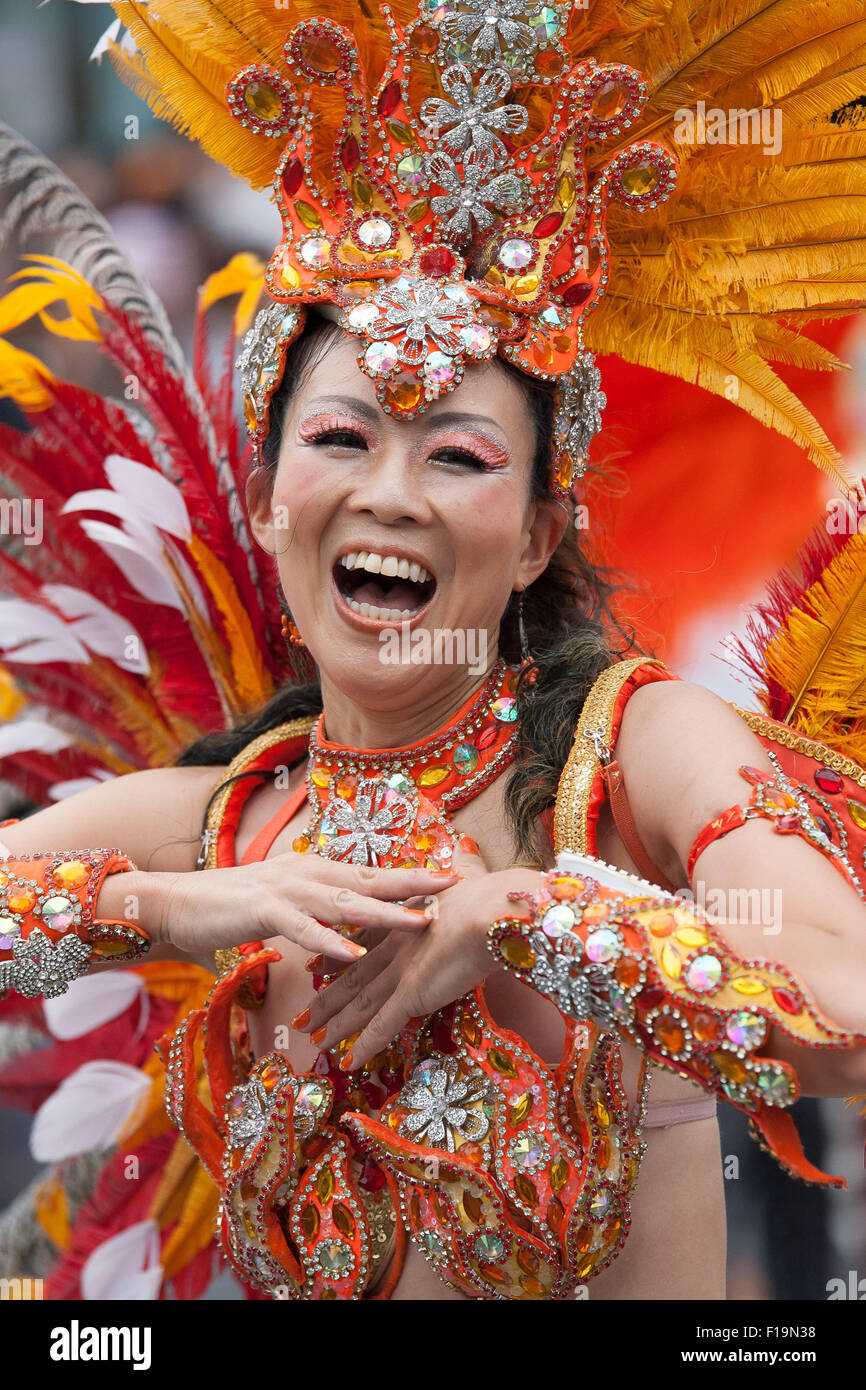 The 34th Asakusa Samba Carnival on August 29, 2015, Tokyo, Japan. About ...