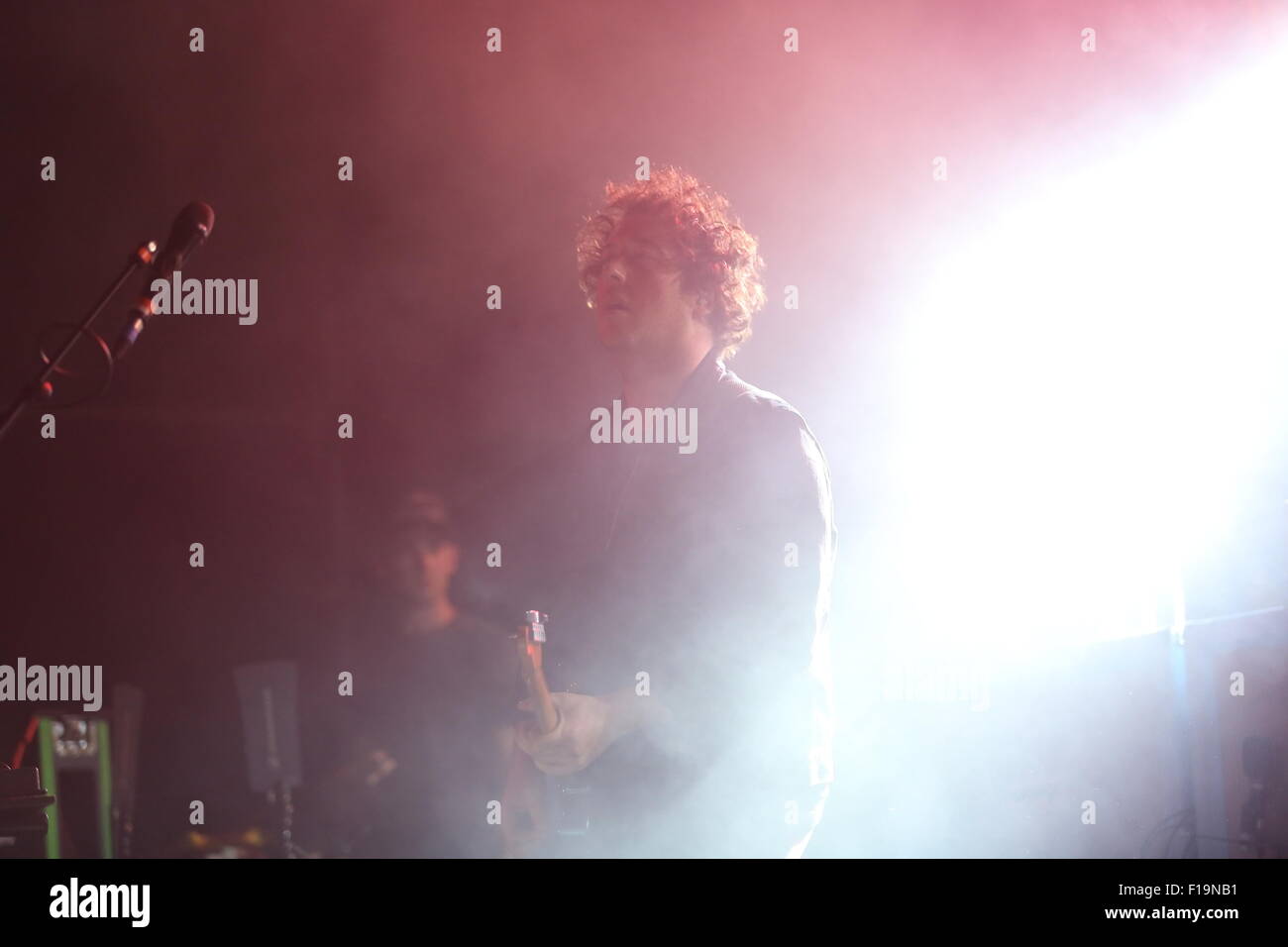 Leeds, Yorkshire, UK. 30th August, 2015. The Wombats performs live on ...