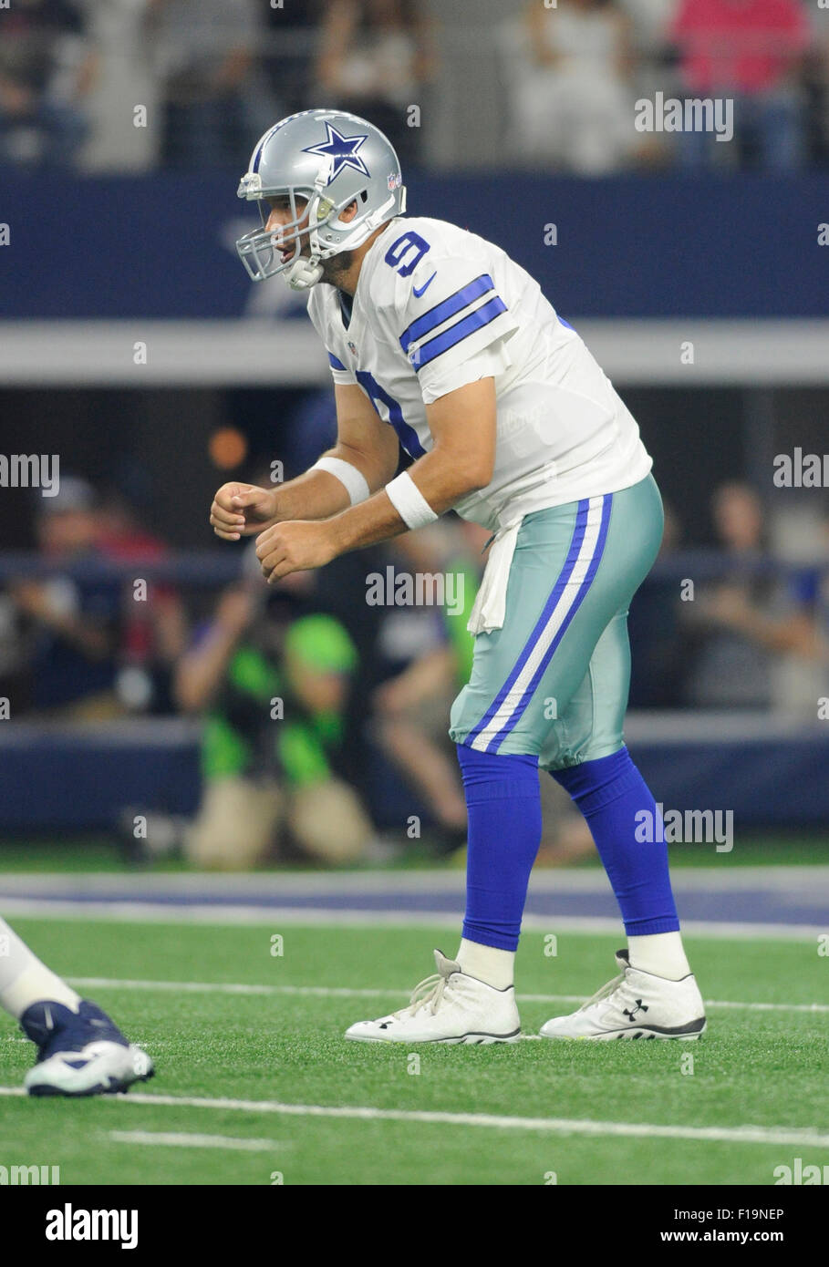 Aug 29, 2015: Dallas Cowboys quarterback Tony Romo #9 passed for 88 ...