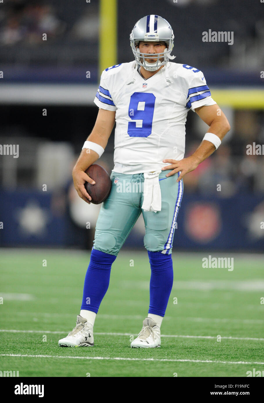 Aug 29, 2015: Dallas Cowboys quarterback Tony Romo #9 passed for 88 ...