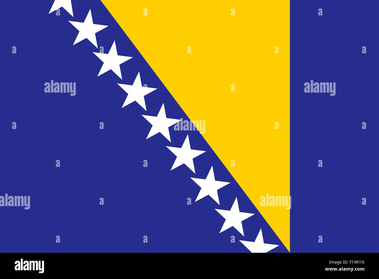 Bosnian official flag hi-res stock photography and images - Alamy