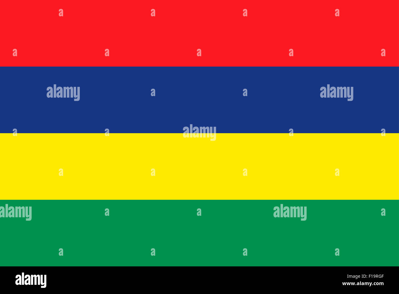 National flag of Mauritius Stock Photo - Alamy