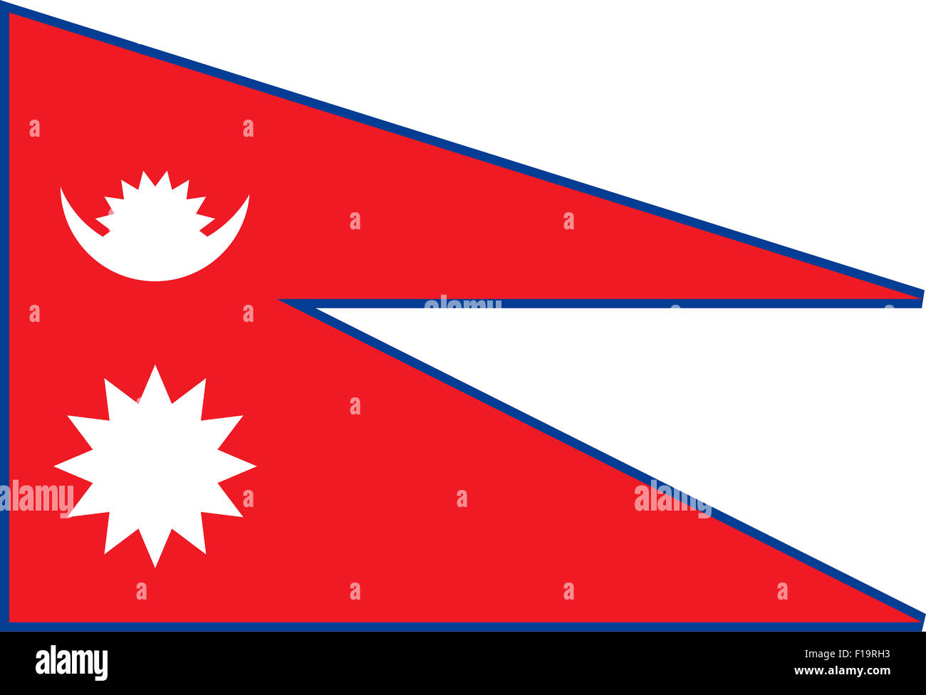 Flag of nepal hi-res stock photography and images - Alamy