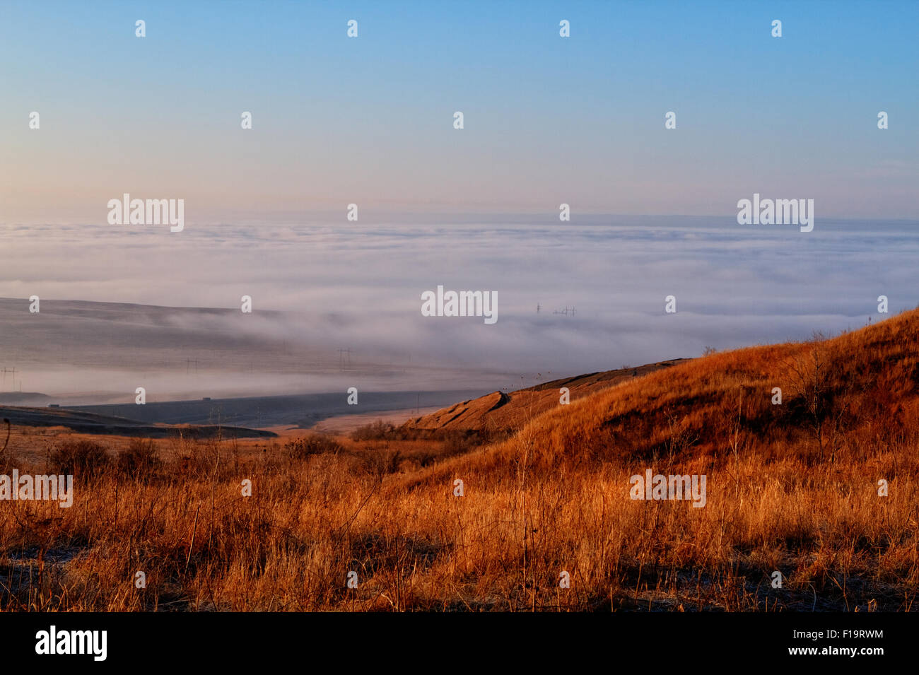 Reserve Strizhament. Autumn mountain landscape. Russia, Stavropol Stock ...