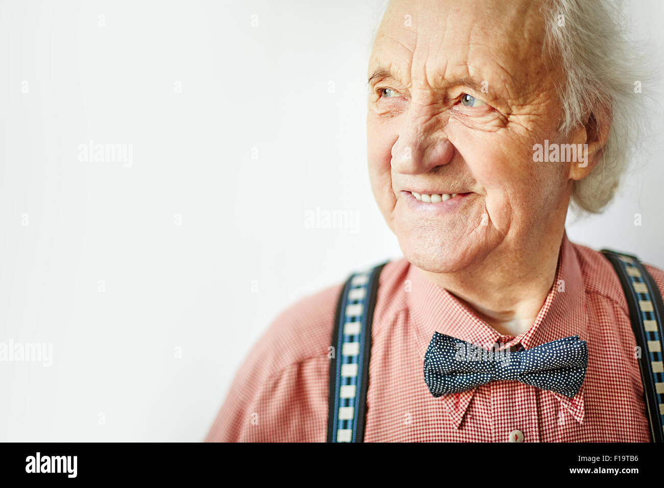 Old man smiley face hi-res stock photography and images - Alamy
