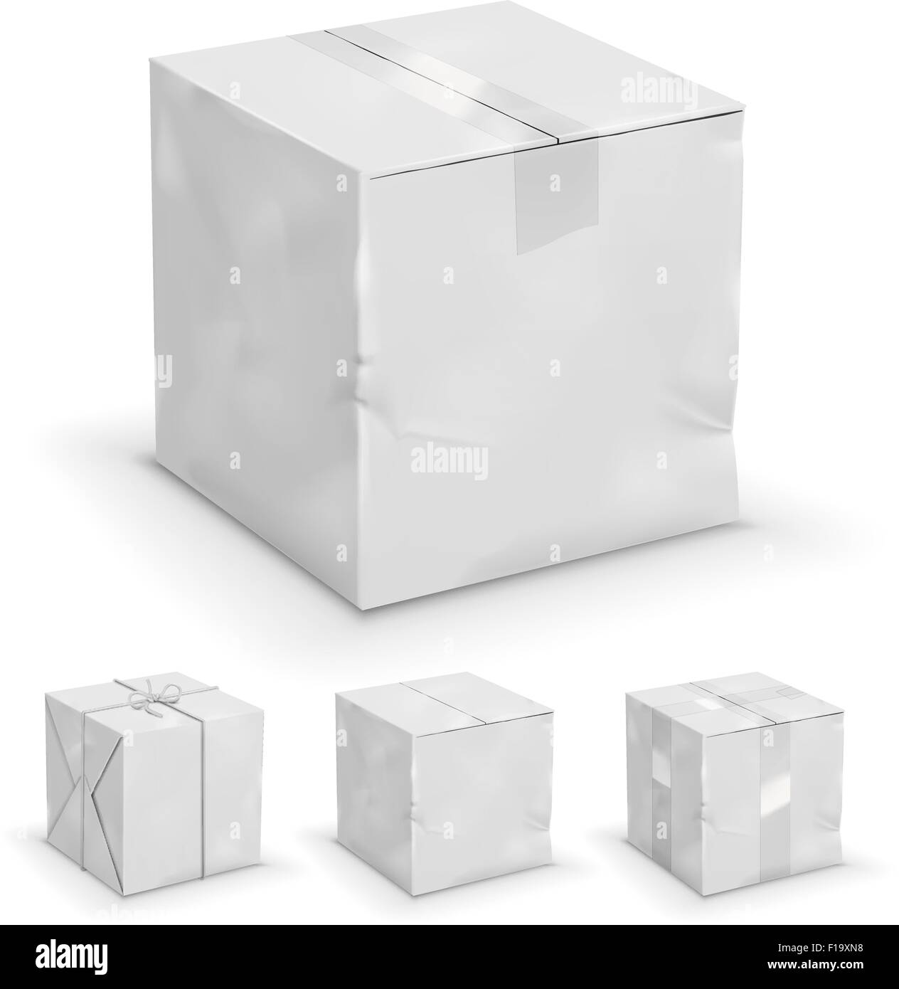 Old mail boxes Stock Vector Images - Alamy