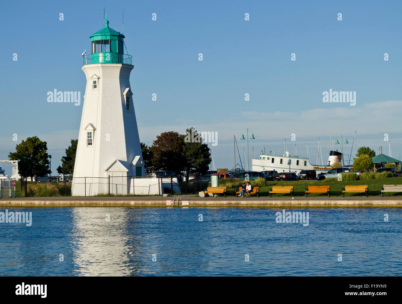 Inner Range Lighthouse in the neighbourhood of Port Dalhousie, on Lake ...