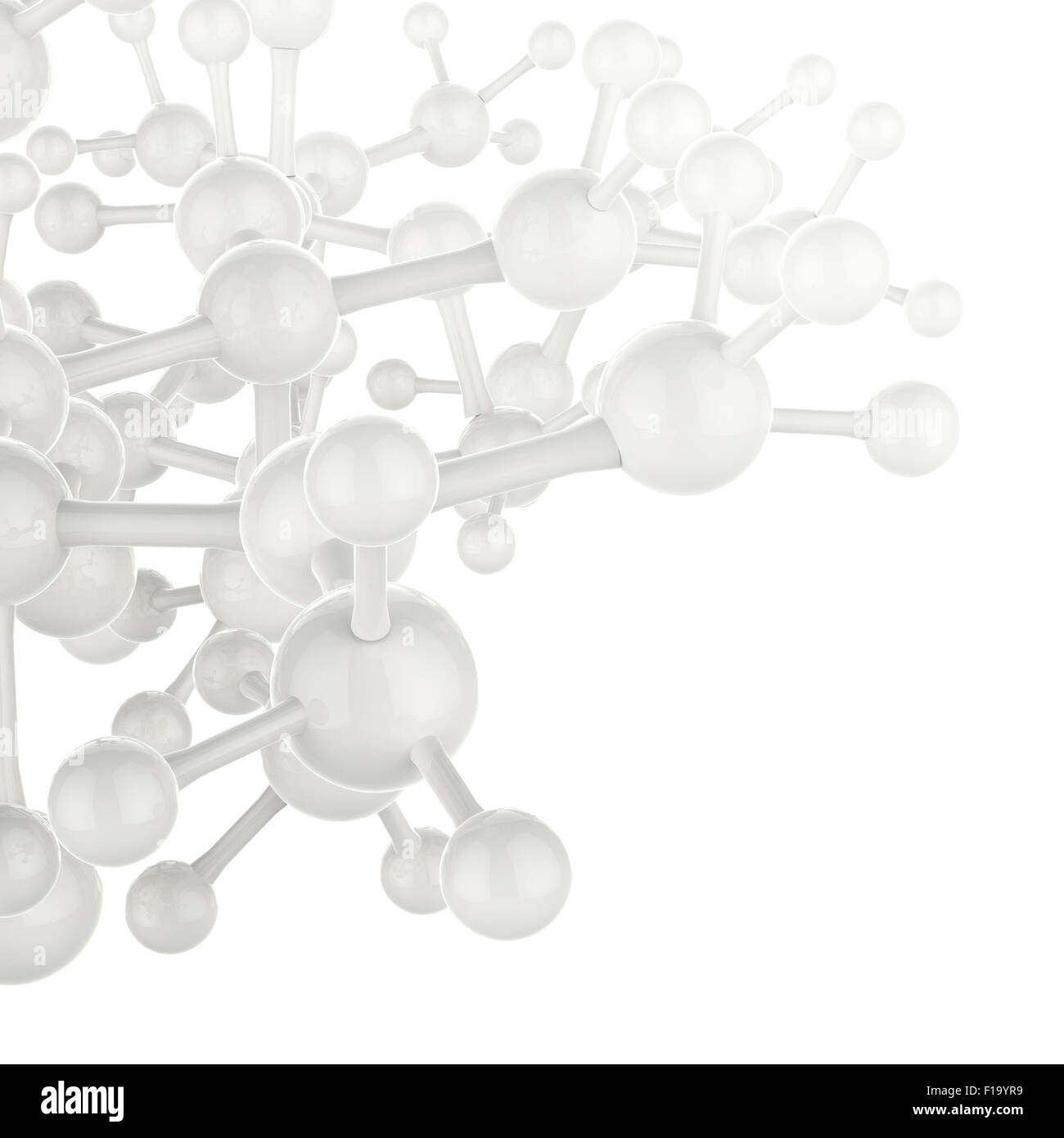 Abstract 3d molecules medical background Stock Photo - Alamy