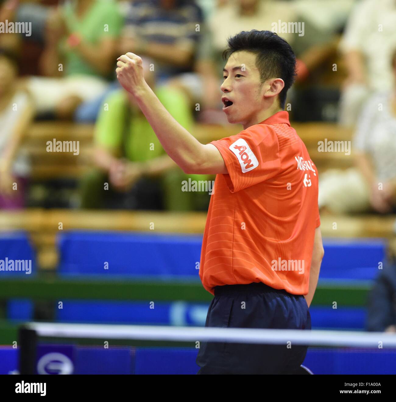 Olomouc, Czech Republic. 30th Aug, 2015. Wong Chun Ting of Hong Kong ...