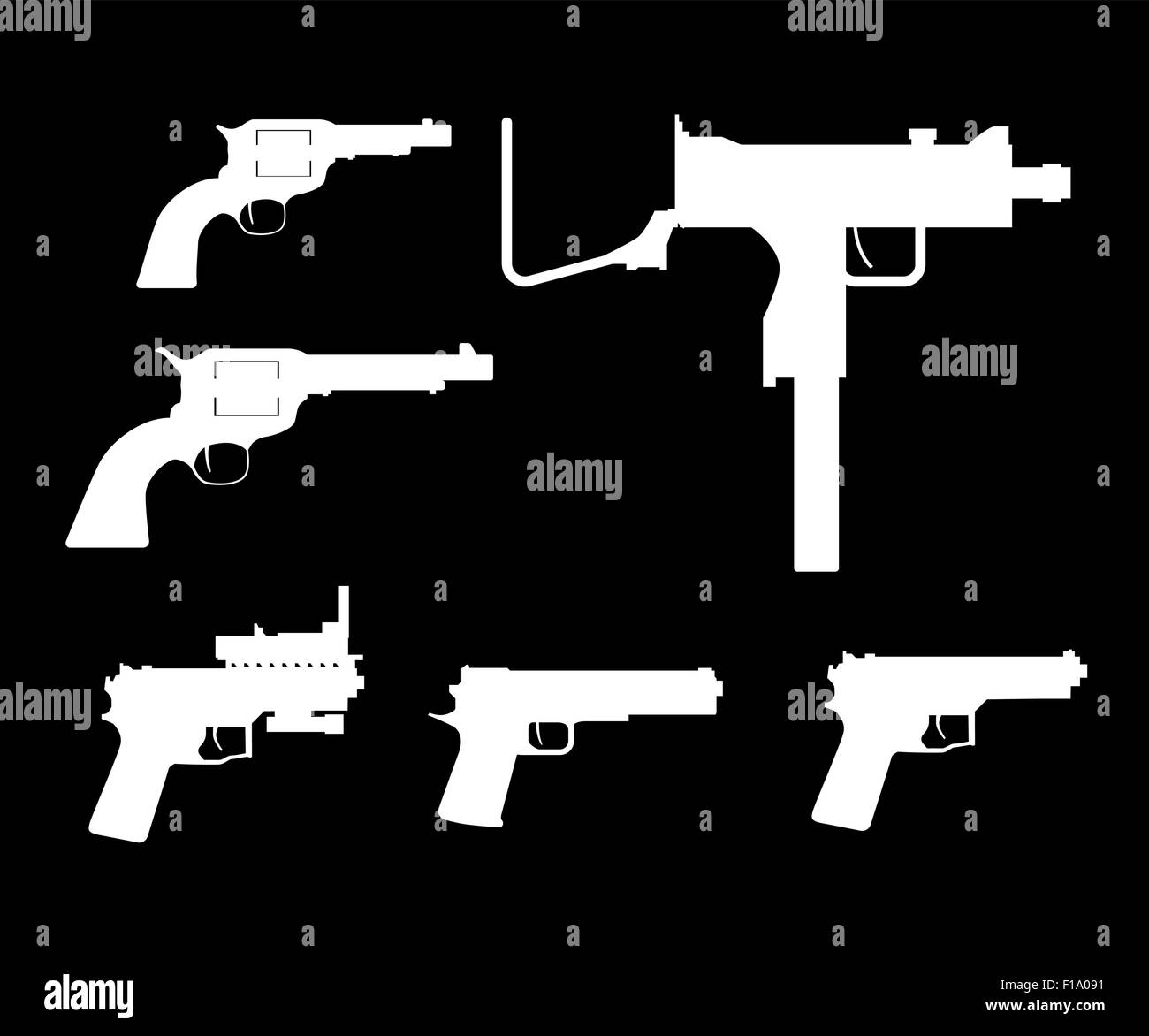 Colt pistole Stock Vector Images - Alamy