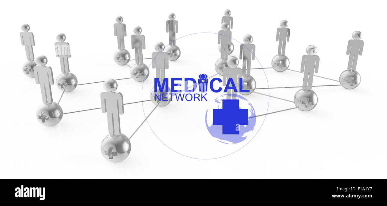 medical network graphic sign as concept Stock Photo - Alamy
