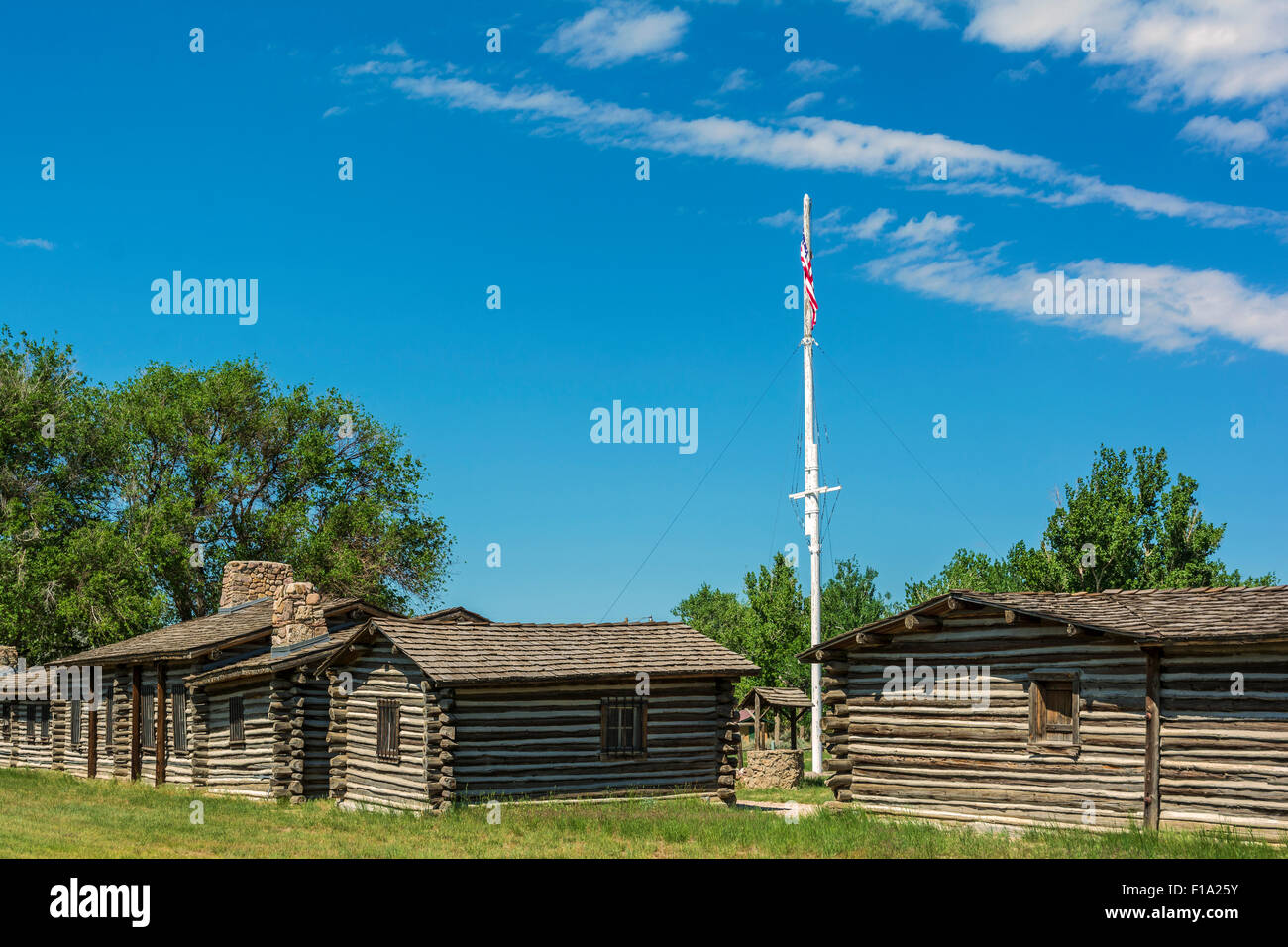 Wyoming, Casper, Fort Caspar Museum Stock Photo - Alamy
